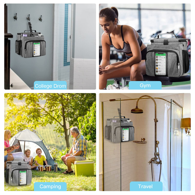 Rebrilliant Maelana Free-standing Portable Shower Caddy | Wayfair